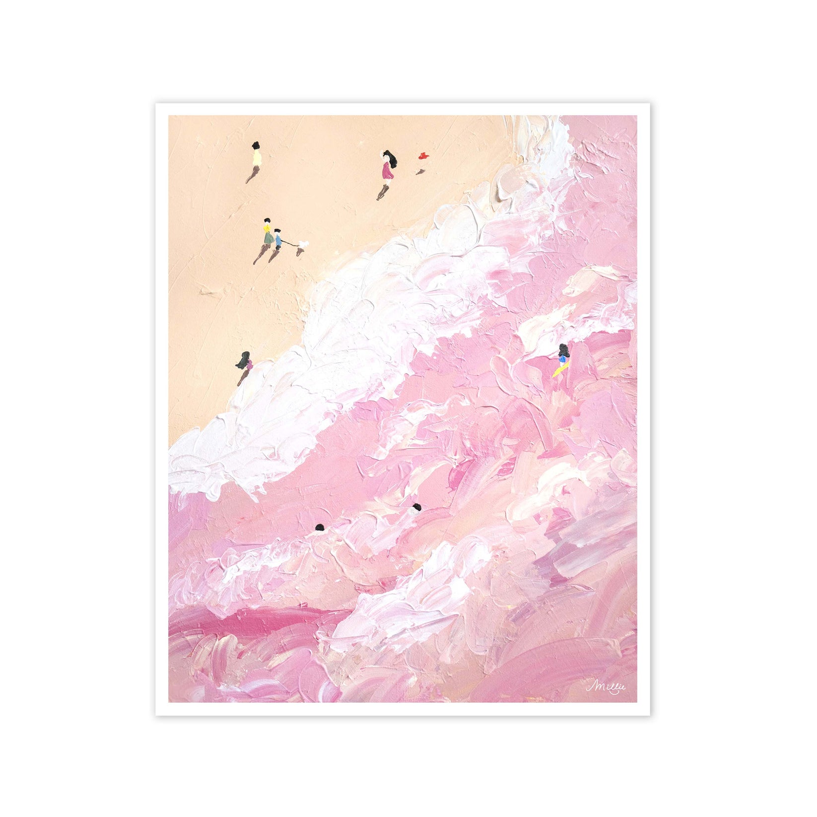 Ocean Pink Art Print – Millielio Dreamland